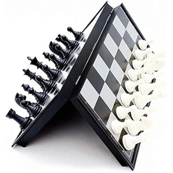 Games | Multipurpose Magnetic Travel Chess Set With Folding Chess Board ...